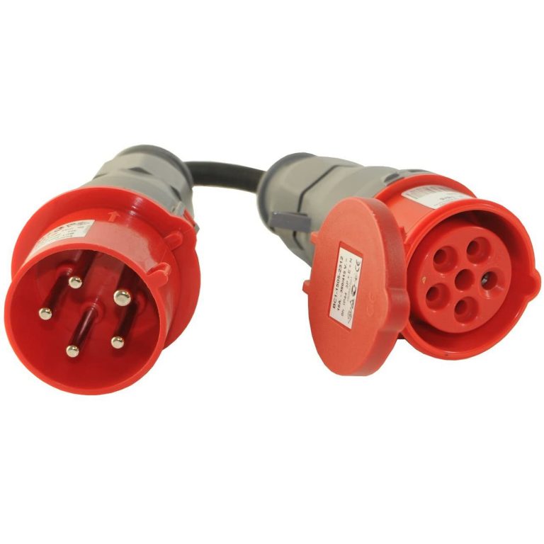 CEE Adapter 32A Stecker auf 16A Kupplung » Lelonek's Tesla Verleih